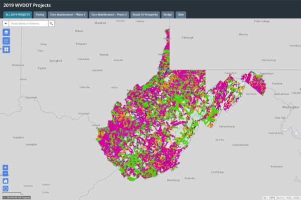 WVDOT unveils interactive online map of all road projects statewide