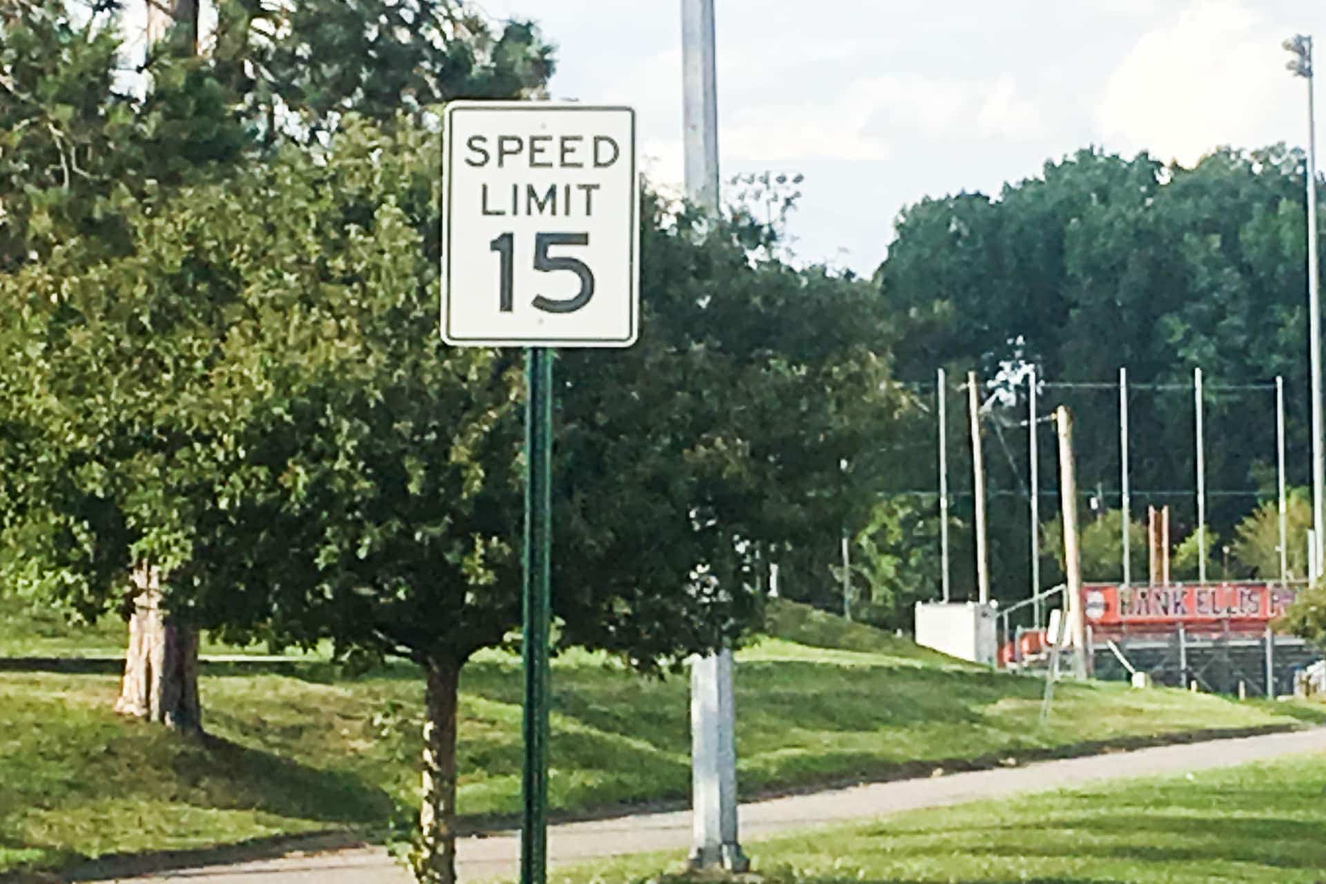 PSA Speed Limit Lowered To 15 Mph On Camden Avenue Near CDC