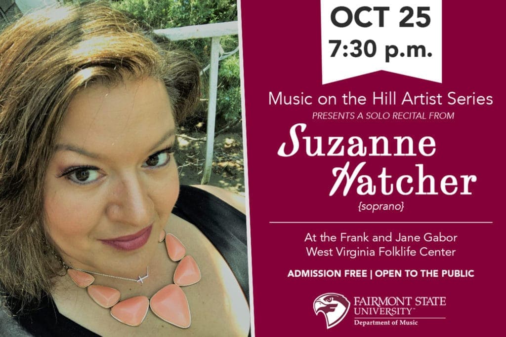 Music on the Hill Artist Series Presents Suzanne Hatcher