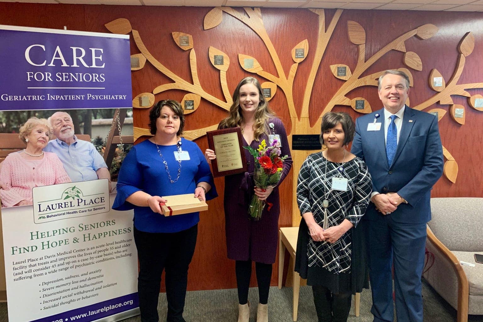 Laurel Place therapist named 2019 Employee of the Year