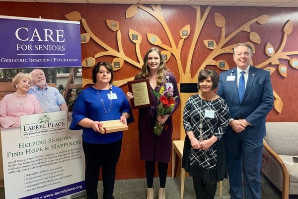 Laurel Place therapist named 2019 Employee of the Year