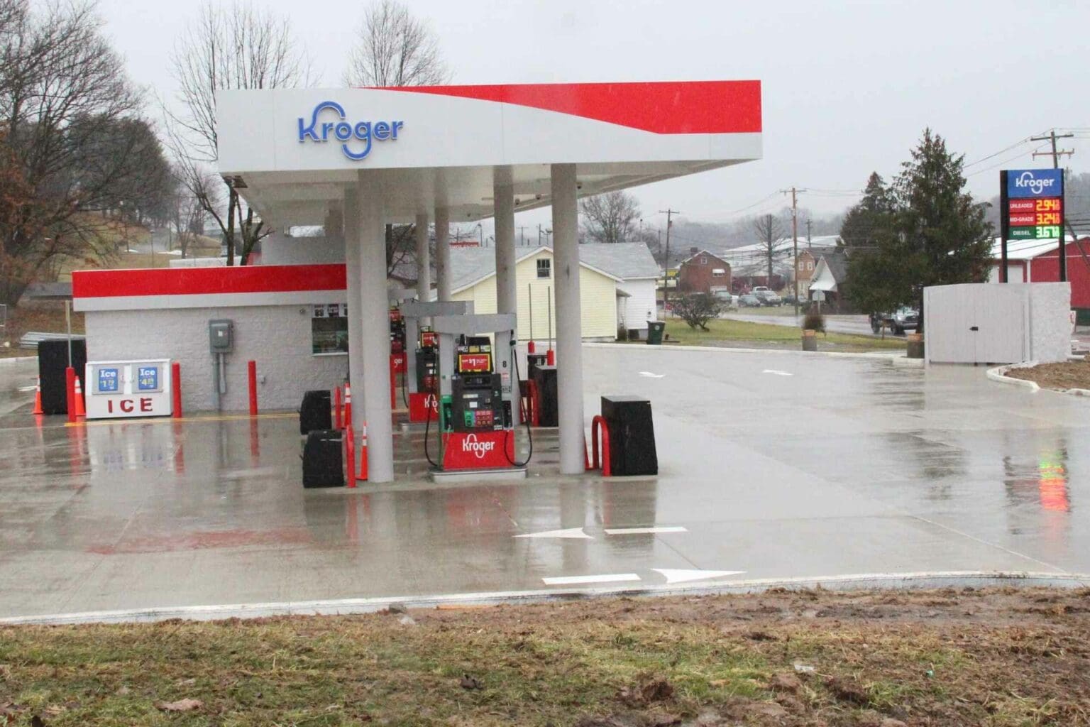 Kroger gas station stages soft opening on Groundhog Day; grand opening ...