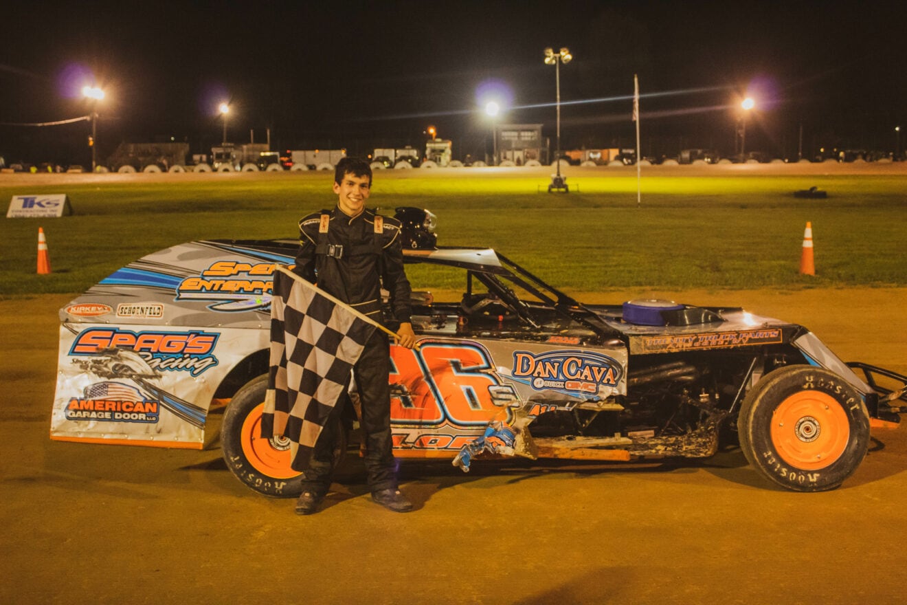 All eyes on the checkered flag at Elkins Raceway