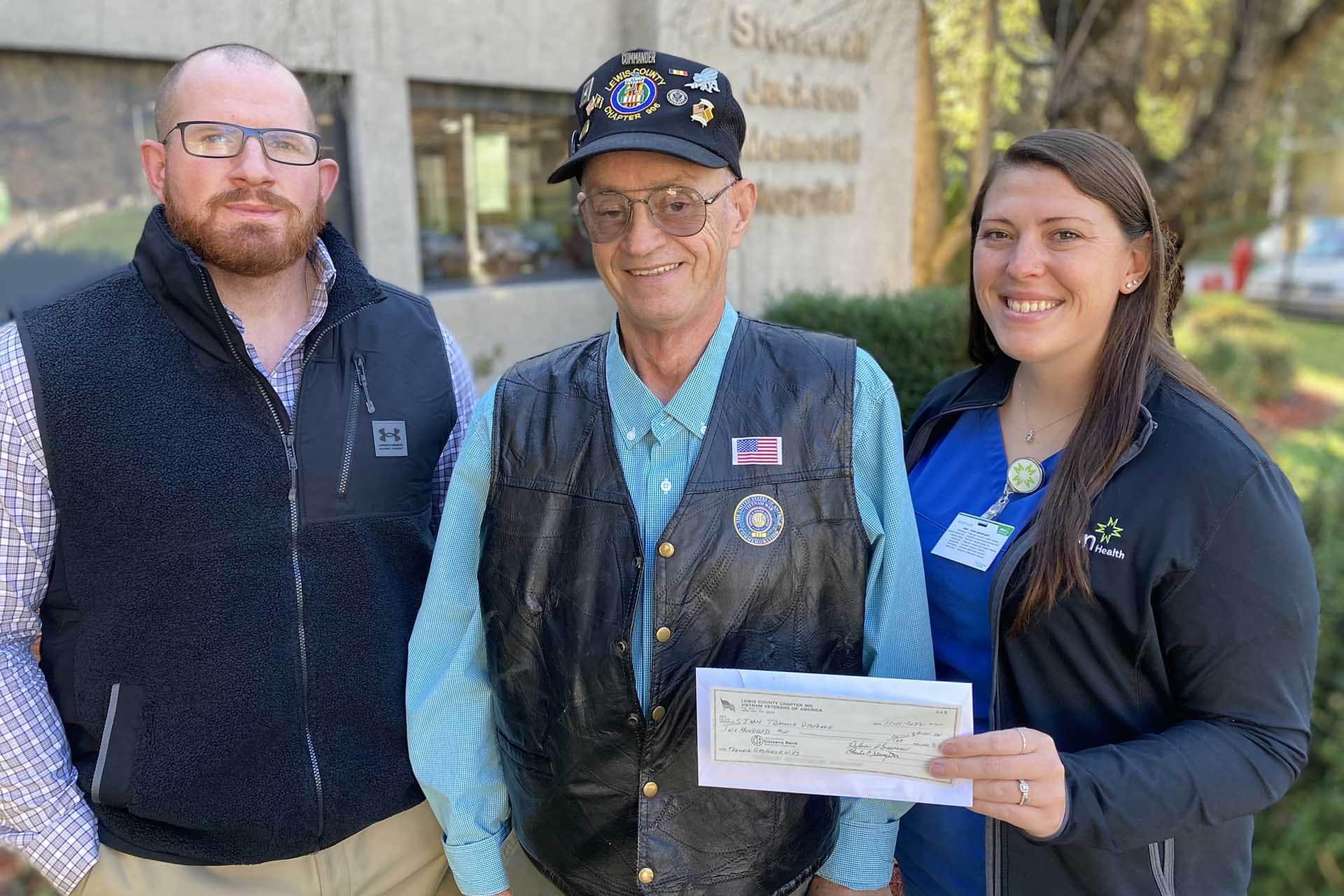 Lewis County Chapter of Vietnam Veterans of America donates to SJMH for ...