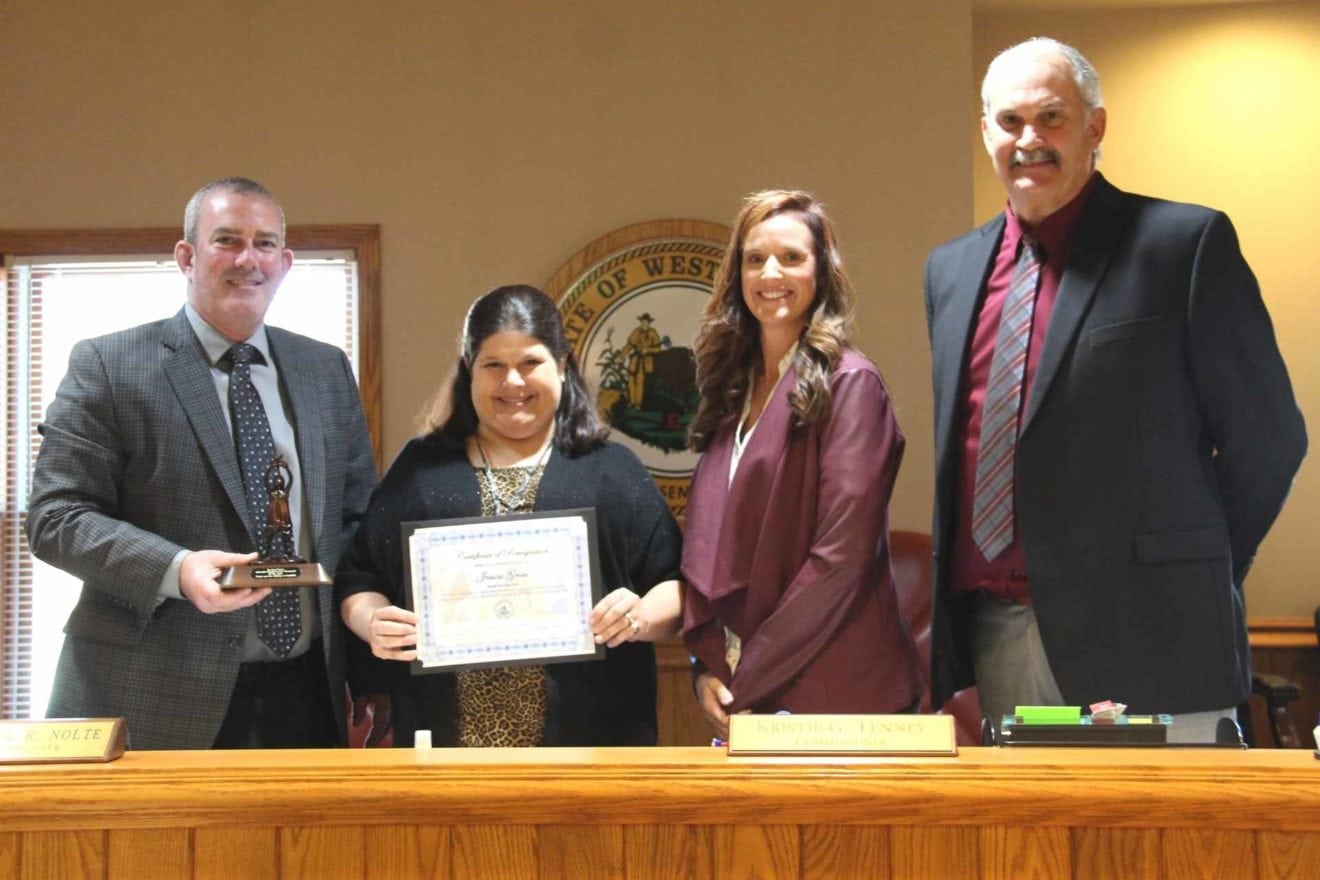 Upshur County Commission honors W.Va. School Service Personnel of the Year