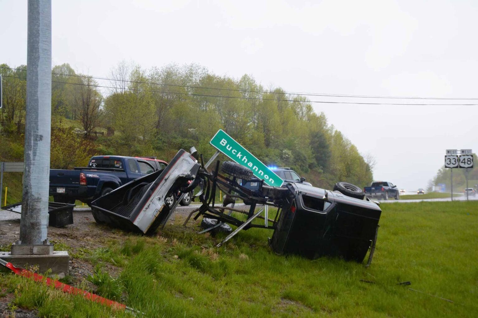 No one injured in wreck at intersection of Childers Run-Route 33 caused ...