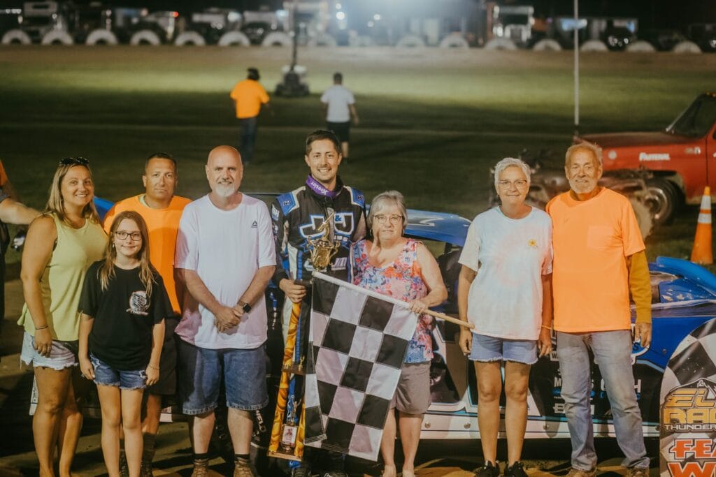 Hawkins wins 13th Annual Richard Skidmore Memorial Race at Elkins Raceway