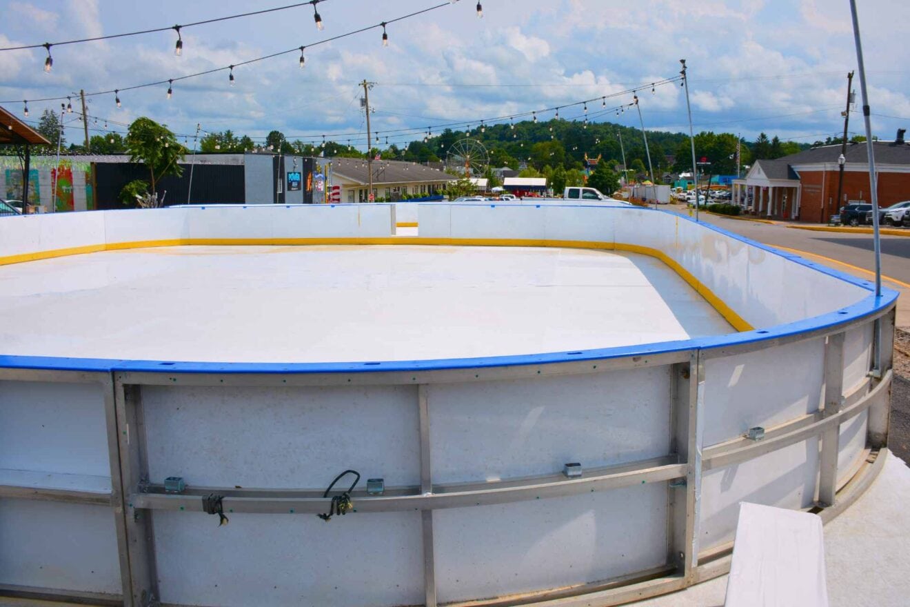 The Rink, a large synthetic ice rink in downtown Buckhannon, is now ...
