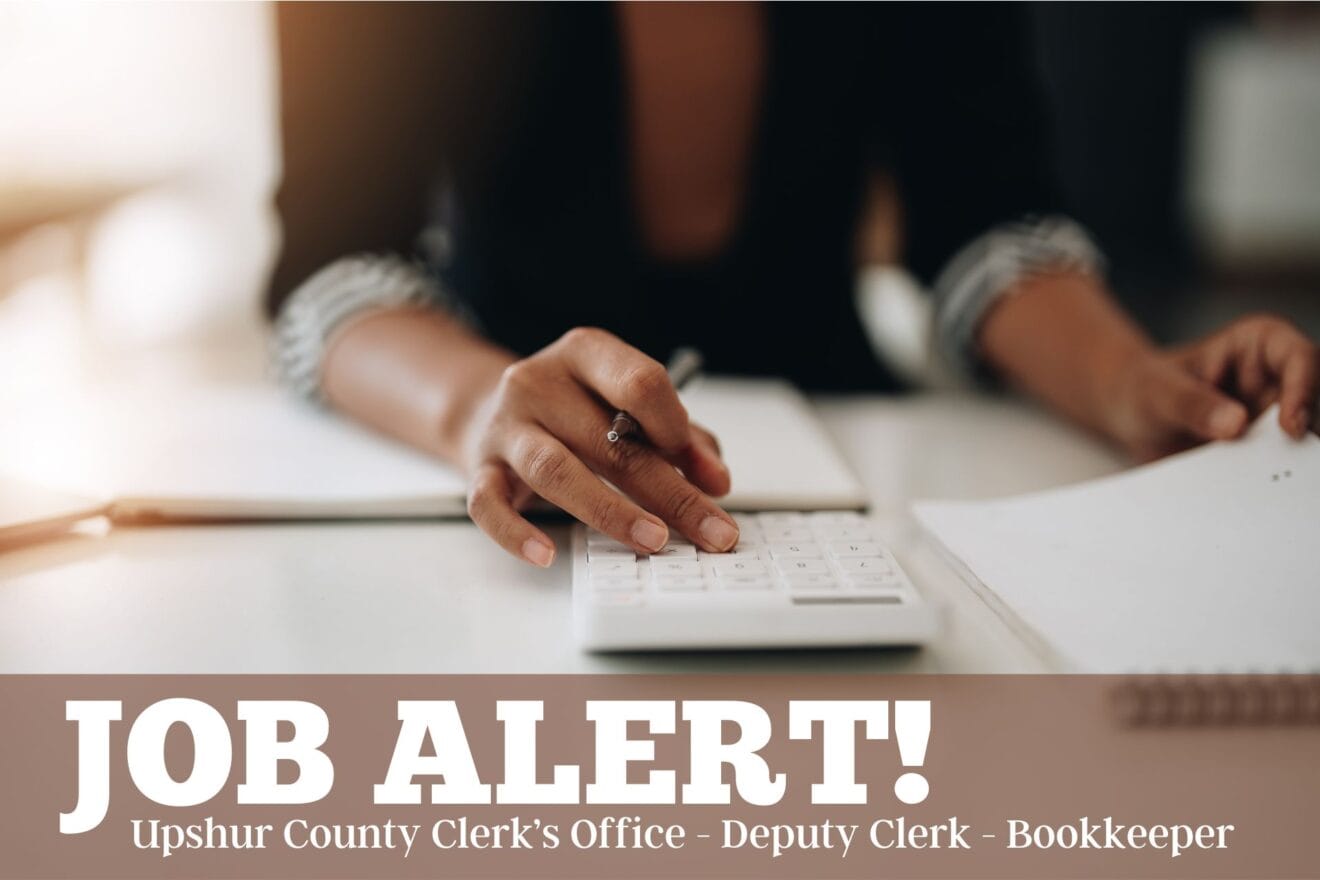 Job Alert! Upshur County Clerk's Office is now hiring Deputy Clerk ...