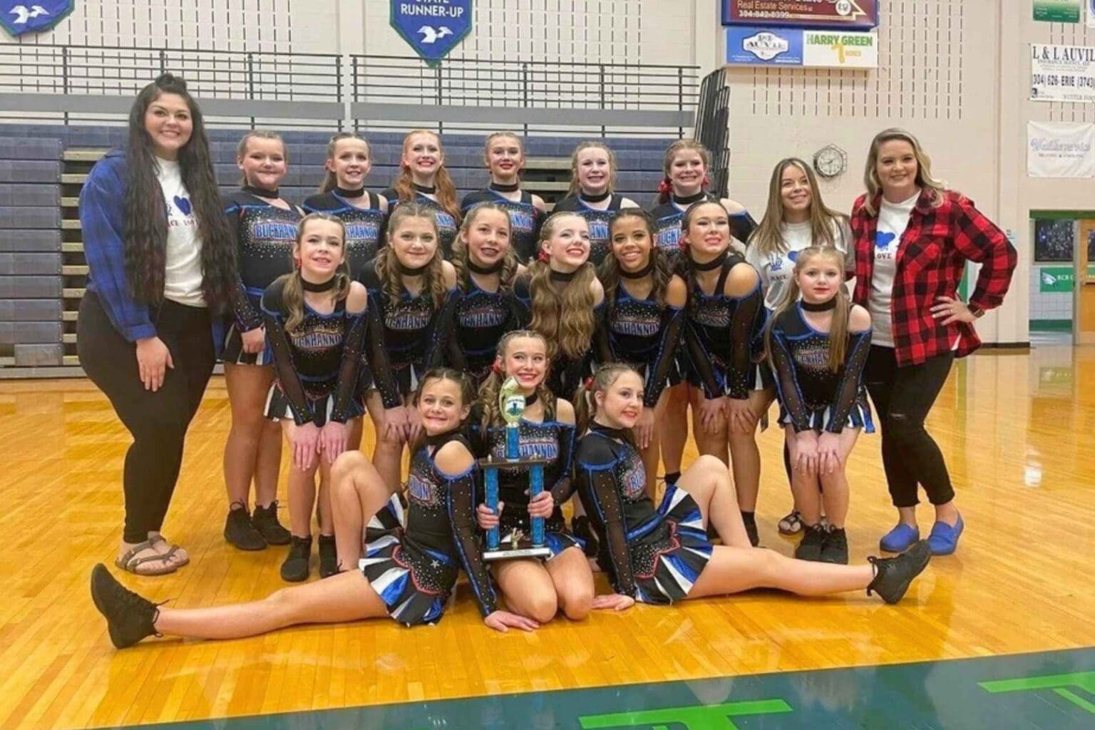B-UMS Cheer Squad secures first place at Best in the Nest Cheer Competition