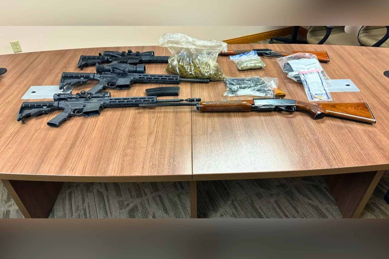 Man arrested after deputies find more than $2K of marijuana, guns ...