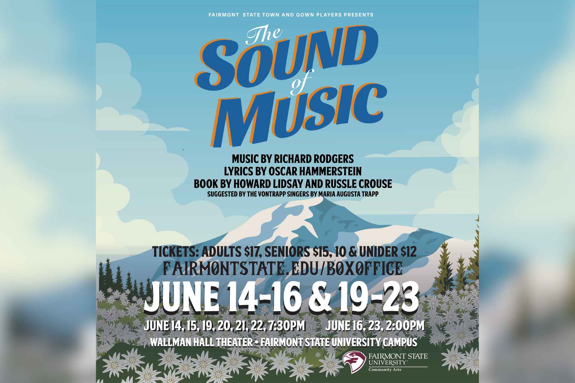 The Sound of Music coming to Wallman Hall Theater at Fairmont State