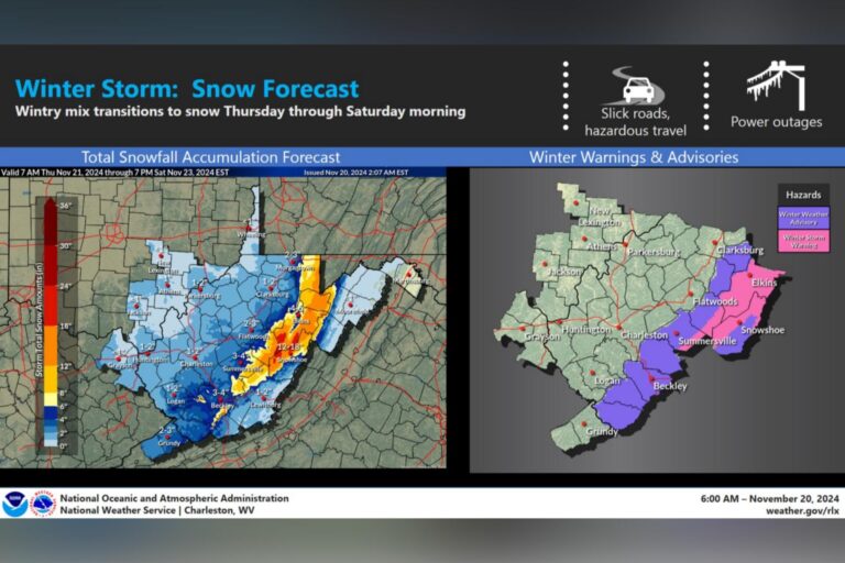 Winter weather advisory issued with wide snowfall potential across ...