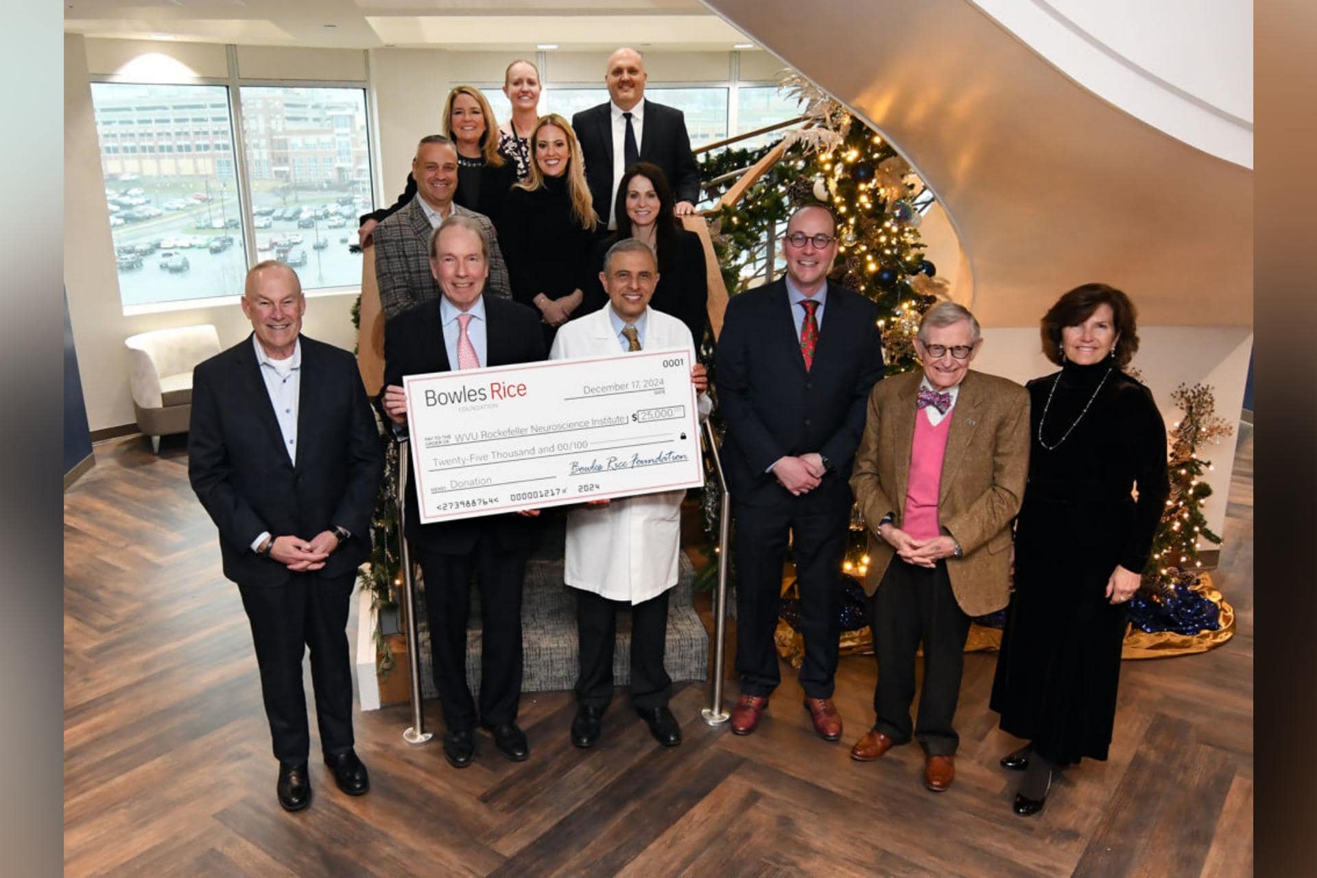 WVU Rockefeller Neuroscience Institute receives $25K from the Bowles ...