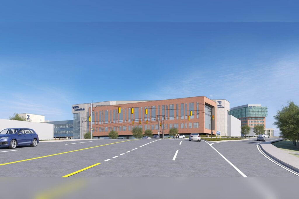 WVU Eye Institute clinician-scientist supports new building with $150K gift